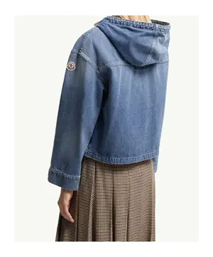 Moncler Ecrevisse 3-in-1 Denim Down Jacket