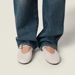 Miu Miu Nappa Leather Ballerinas