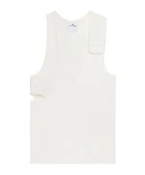 COURREGES 90's Cut-out Top - White