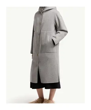 Moncler Anthrene 3-in-1 Wool Cashmere Blend Hooded Down Jacket