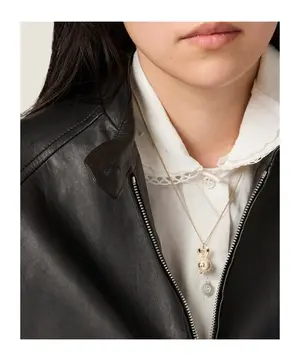 Miu Miu Metal Necklace With Pendant