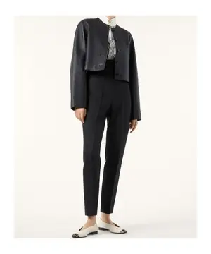 Loro Piana High-waisted Tapered Pleated Trousers