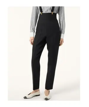 Loro Piana High-waisted Tapered Pleated Trousers