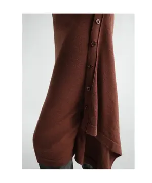 LEMAIRE Buttoned Skirt In Merino Wool Blend
