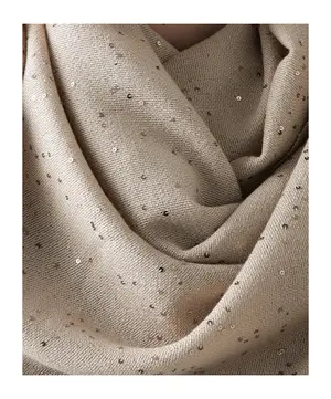 Brunello Cucinelli Sequin-embellished Frayed Scarf