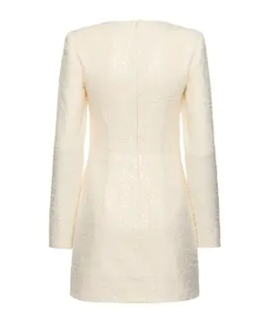 SELF-PORTRAIT Embellished Bow Detail Mini Dress