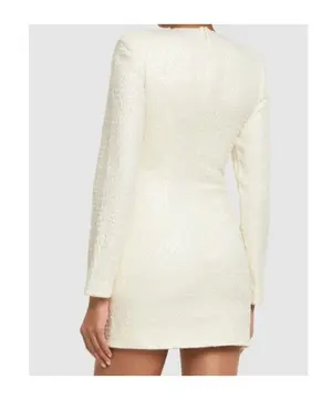 SELF-PORTRAIT Embellished Bow Detail Mini Dress