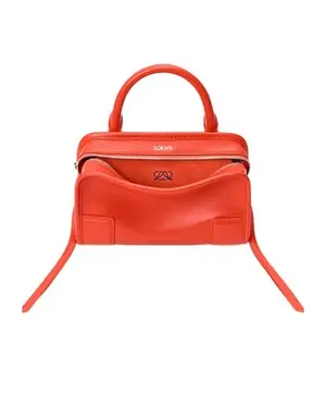 Loewe Mini Amazona 180 Bag In Soft Calfskin - Red