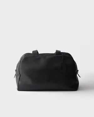 Prada Leather Oversized Duffel Bag