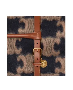 Celine Blanket And Blanket Holder In Calfskin