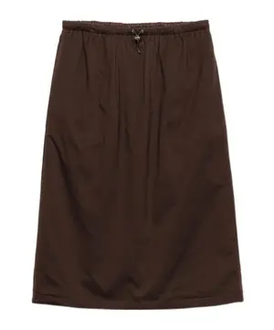 Prada Elasticated Waistband Midi Skirt