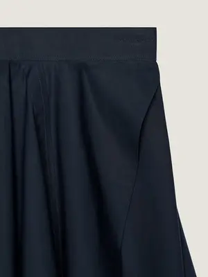 Givenchy Asymmetrical Long Poplin Skirt