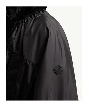 Moncler Long Parka With Drawstring Detail