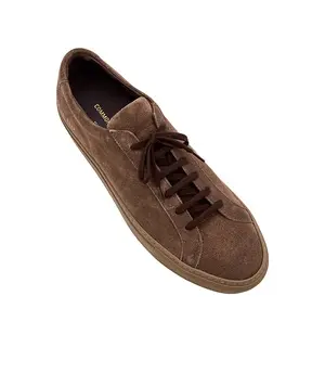 COMMON PROJECTS Ante Low-top Suede Sneakers - Brown