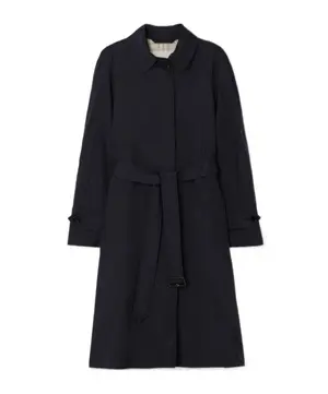 Burberry Long Belted Nylon Tickhill Car Coat