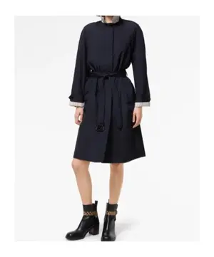 Burberry Long Belted Nylon Tickhill Car Coat