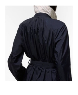 Burberry Long Belted Nylon Tickhill Car Coat