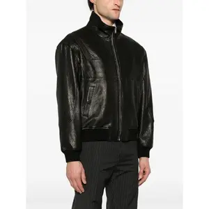 Saint Laurent Zip-up High Neck Blouson