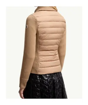 Moncler Padded Zip-up Wool Cardigan