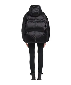Prada Oversized Technical Re-nylon Down Jacket With Hood
