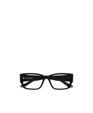 Balenciaga Rectangle Frame Glasses - Black