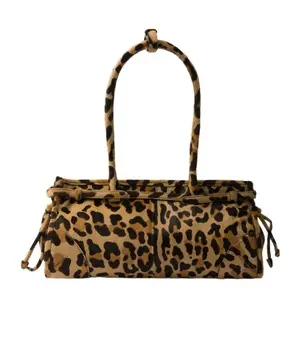 Prada Leopard Printed Medium Tote Bag