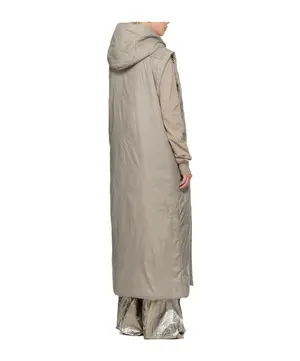 Rick Owens Hooded Satin Coat