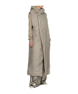 Rick Owens Hooded Satin Coat