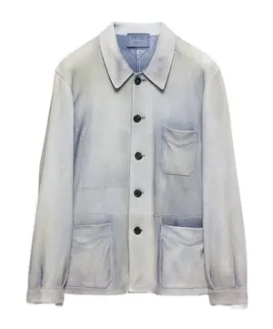 Prada Suede Caban Jacket
