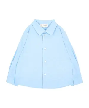 Gucci Long-sleeved Gg Jacquard Shirt