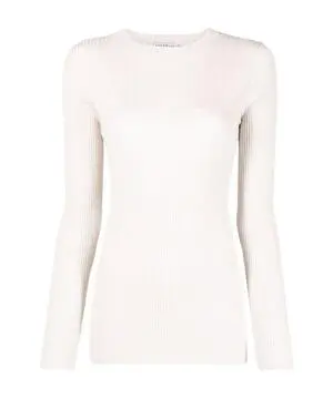 Brunello Cucinelli Fine-knit Long-sleeved Top