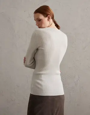 Brunello Cucinelli Fine-knit Long-sleeved Top