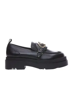 Liu Jo Love 50mm Logo-plaque Loafers
