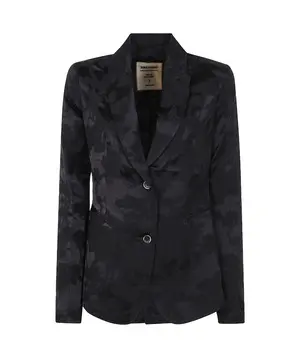 UMA WANG Single-breasted Tailored Blazer - Black