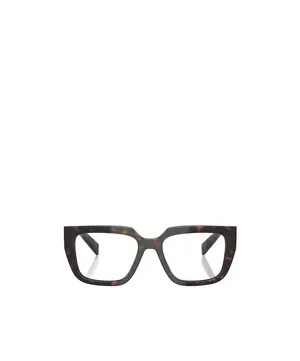 Prada Square Frame Glasses - Black