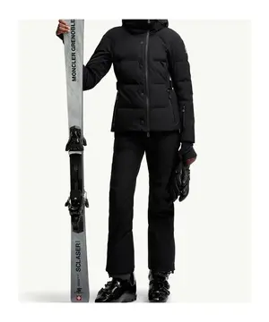 Moncler Guyane Hooded Down Ski Jacket
