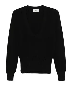 Coperni Ribbed Sweater - Black