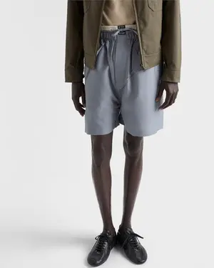 Prada Mohair Wool Bermudas