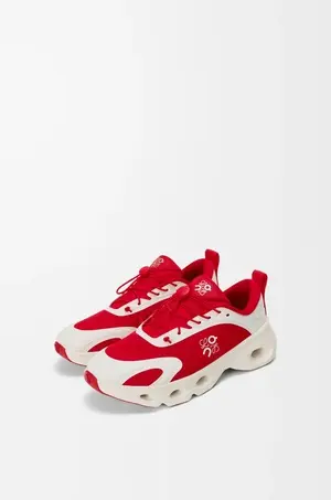 Loewe Cloudsolo Sneakers - Red/eggshell Color