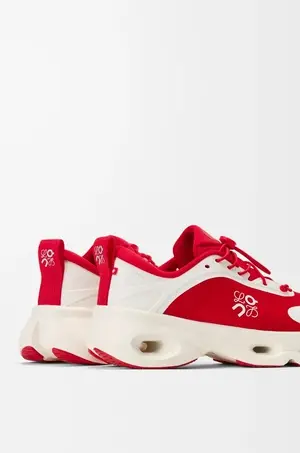 Loewe Cloudsolo Sneakers - Red/eggshell Color