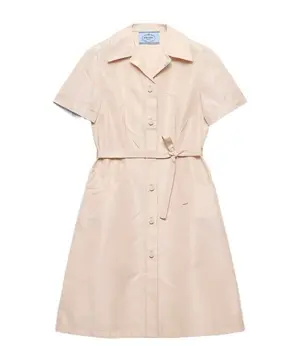 Prada Faille Shirt Dress