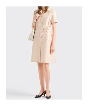 Prada Faille Shirt Dress