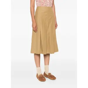 Prada Pleated Midi Skirt