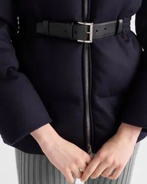 Prada High-neck Belted Jacket