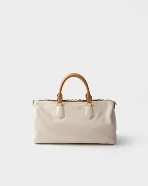 Prada Evasion Large Leather Top-handle Bag
