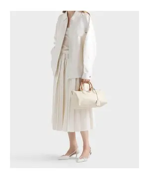 Prada Evasion Large Leather Top-handle Bag