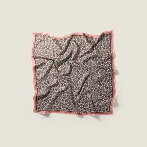 Miu Miu Printed Twill Scarf
