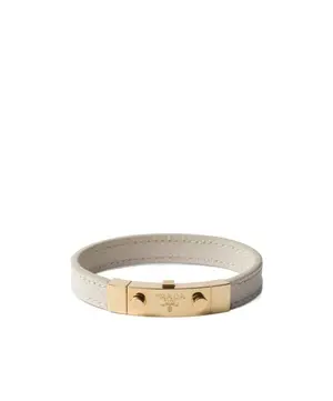 Prada Logo Clasp Bracelet - Yellow