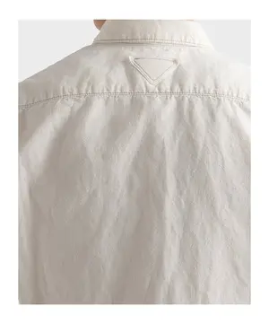 Prada Short-sleeved Chambray Shirt