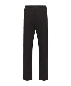 Moncler Technical Cotton Blend Pants - Black